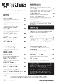 MENU – https://www.fireandflamesaruba.com